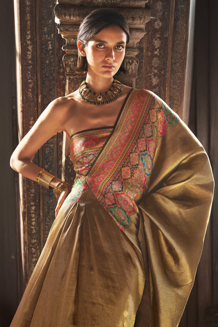 Dash and Dot - ONE-SHOULDER BENARES WEAVE GOWN | Online Store – dash ...