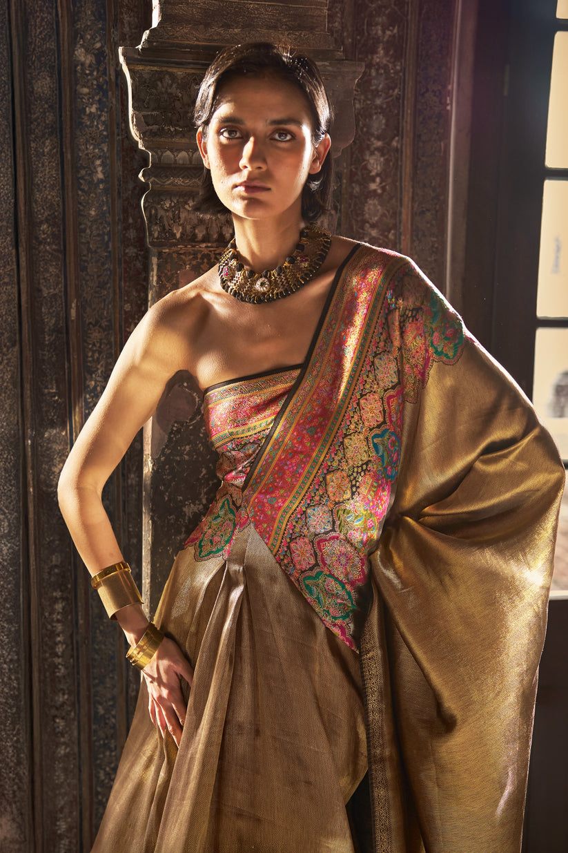 Dash and Dot - ONE-SHOULDER BENARES WEAVE GOWN | Online Store – dash ...
